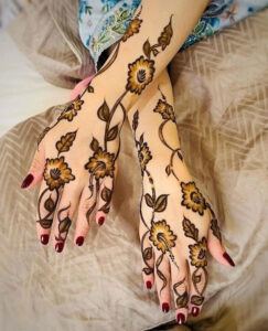 12 Easy Bail Mehndi Designs - Bisnora