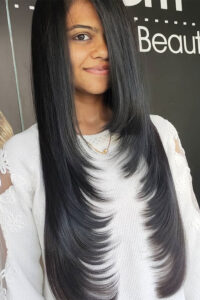 10 Trending Straight Back Hairstyle Ideas - Bisnora